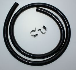 Black Radiator Overflow Pipe & Clips